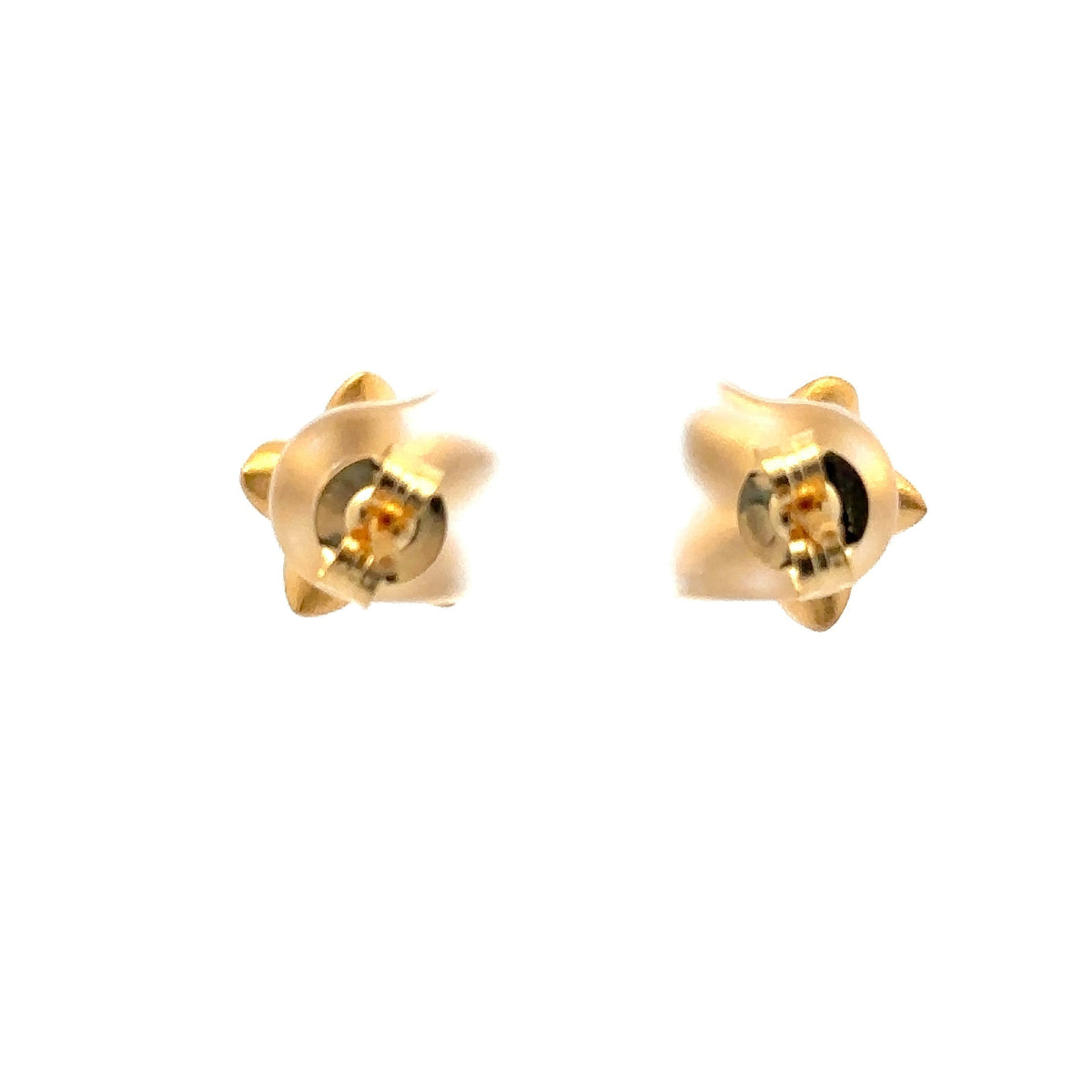 Aloha Flower Stud Earrings 24K Gold Vermeil – Joyla Jewelry